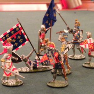 Knights in Battle (Black Prince in foreground) | Treefrog Treasures