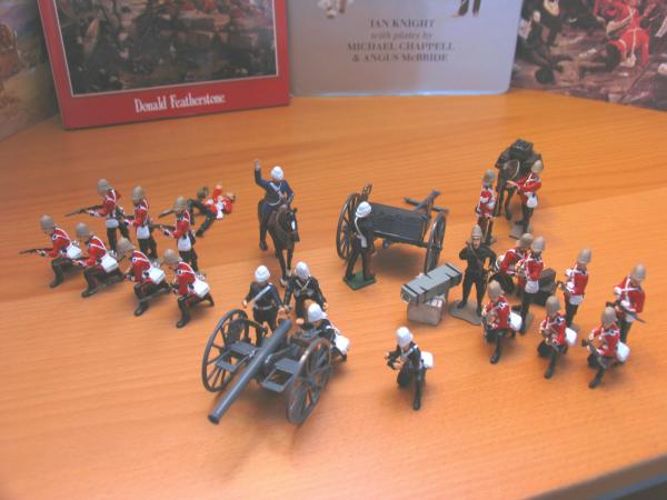 12 pdr RHA with 24th infantry fire support front birds eys view ...