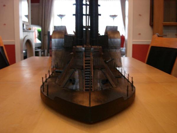 DSC06046.Scratch built model of an ACW Ironclad. the model is based on ...