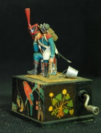 music box drummer - no movement. First piece built to test sound. The ...