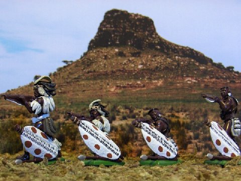 Set 00146 Zulus Standing | Treefrog Treasures