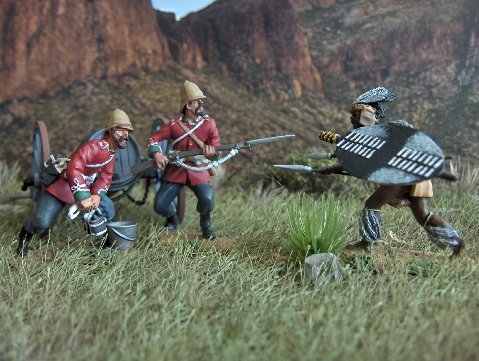 Set 20085 "Water Detail" 24th Foot and Zulu Fight at The Water Cart ...