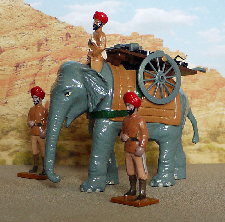 set# EQ27 Elephant Gatling gun | Treefrog Treasures