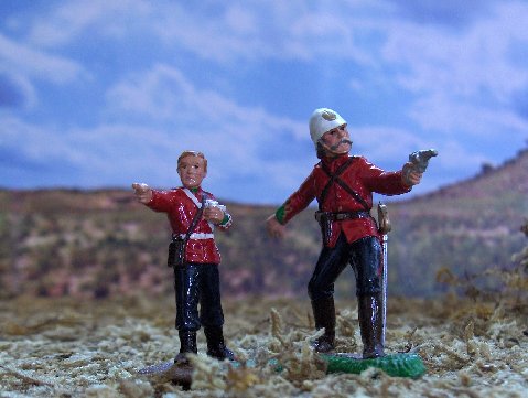 Set ZS39 Lieutenant Colonel Pulleine and Bugler | Treefrog Treasures
