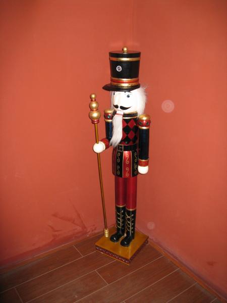 Standing guard at Figarti headquarters | Treefrog Treasures