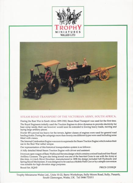 STEAM TRACTION ENGINE FLYER | Treefrog Treasures