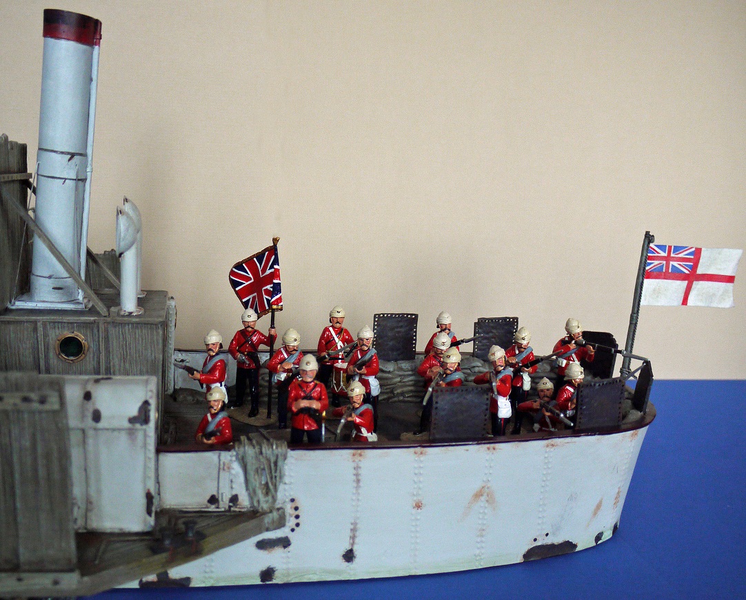 The BORDEIN, Nile gun boat with Royal Sussex Regiment | Treefrog Treasures
