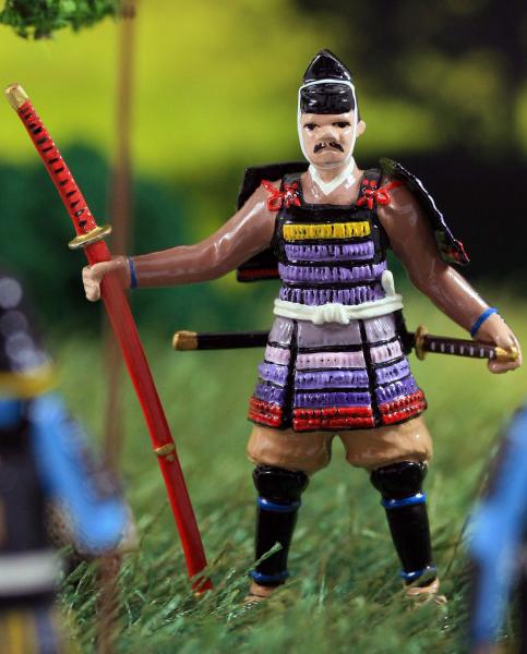 Tokugawa's Hatamoto addresses the troops (Set #231) | Treefrog Treasures