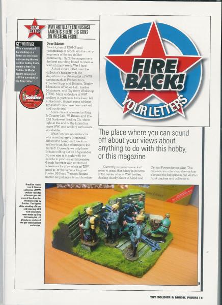 Toy Soldier Magazine article date July 2008 | Treefrog Treasures