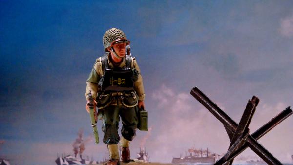 U.S. Ranger on Omaha Beach June 1944 | Treefrog Treasures